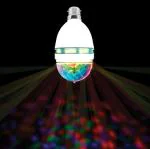 Buy Glowing Light - bright forever 5 W Multicolor Rotating LED Bulb ...