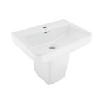 Buy PARRYWARE RESOLUTE Series Half Pedestal WASH BASIN (White) With ...