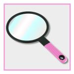 Buy Scarlet Line Professional Round One Sided Large Hand Mirror for Men ...