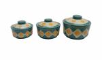 Buy ShilpAlley Classic Mixing and Serving Ceramic Donga Set for Serving ...