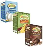 Buy Dharmasut Vanilla, Kesar Pista, Chocolate Ice Cream Powder, 100 G ...