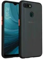 Buy AmericHome Oppo A12, Model CPH2083 Black Plastic Shock Proof Mobile ...