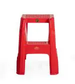 Buy Chairman Heavy Duty Red Step Stool with Anti-Slip Serrated Steps ...