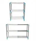 Buy LivingBasics 3 Layer Adjustable/Expandable Multipurpose Storage ...