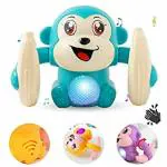 Buy RK HUB Dancing Monkey Musical Toys for Kids Baby Spinning Rolling ...