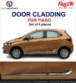 Buy FALCON CAR DOOR CLADDING IN CHROME FOR TIAGO 2020 ONWARDS Online at ...