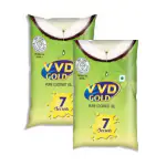 Buy VVD Gold Pure Coconut Oil 2 Ltr - Pack of 2 Pouches | Cooking Oil ...