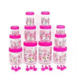 Buy Homeleven Plastic Airtight Heavy Quality Printed Container Set ...