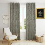 Buy Golden Legacy 152.4 cm (5 ft) Velvet Room Darkening Window Curtain ...