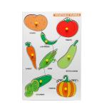 Buy The Little Boo Wooden Educational Picture Vegetable Puzzle for Kids ...