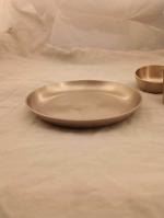 Buy Krishay Store Bronze Kansa Dinner Thali Set Bhog Thali 7 Inch ...