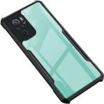 Buy AmericHome Redmi Note 10S Black, Transparent Rubber Grip Case Back ...