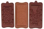 Buy Kunya Silicon 3 Different Shape Chocolate Mould Tray, Cake ...