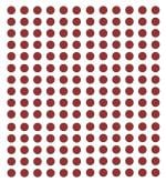 Buy Vama Fashions Velvet Kumkum Bindi Maroon Round Big Bindis For ...