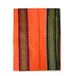 Buy Lafabriqueind pure cotton soft gamcha, ORANGE color towel, big ...