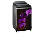 Buy Divinedesigns Multicolor Vinyl Purple Color Flower Leaves Washing ...