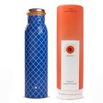 Buy Eb-Everything Beautiful Copper Blue Checkered Water Bottle With ...