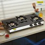 Buy Urban Chef ISI certified Spark Stainless Steel Manual Gas Stove (3 ...