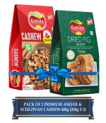 Buy Eatriite Anjeer(FIG) Normal & Schezwan Cashew W240 400g (2 x 200g) Online at Best Prices in ...