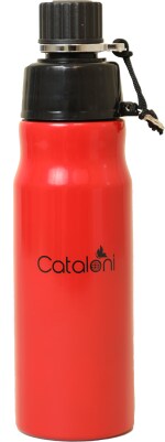 Buy Cataloni Red Stainless Steel Bottle 600 ml Online at Best Prices in ...