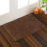 Buy Urban Door Microfiber Floor Mat (Brown, Medium, Pack of 2) Online ...