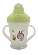 Buy Te Quiti Green Plastic Leakproof Durable BPA Free Non-Toxic Baby Sipper With Straw 240ml ...