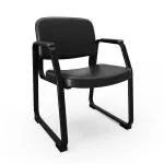 Buy HNI India - Budd Faux Leather Executive Side Chair with Sled Base ...