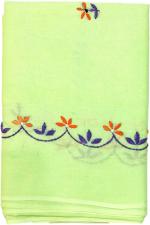 Buy Tutli Putli Women Light Green Embroidered Pure Cotton Dupatta ...