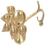 Buy NAVYAKSH Brass Panch Diya For Puja Small Size Panch Aarti Lamp ...