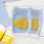 Buy Bembika Sky Blue Cotton Baby Kneepad Animal Face For Kids Online at ...