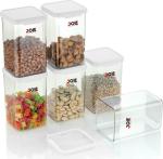 Buy Joie Square White Plastic Airtight Kitchen Storage Grocery ...