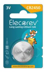 Buy Elecorev CR2450 Lithium Coin Battery Online at Best Prices in India - JioMart.