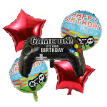 Buy BLODLE Video Game Controller Foil Balloon Set, 5 Pcs Game On ...