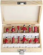 Buy See Inside 1/4 inch Tungsten Carbide Router Bit Set Woodworking (12 ...