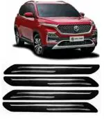 Buy Gee Cee Black Pvc Car Bumper Protector Guard For Mg Hector (Set Of ...