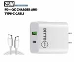 Buy Ditto Hub 25 W PD TYPE-C Multiport Mobile Charger with Detachable ...