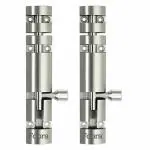 Buy Foora Tower Bolt (chatkani) Material Aluminium, Silver Finish size ...