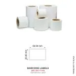 Buy KIYA BARCODE LABEL ROLL 50X25 1 UP 500 LABELS DIRECT THERMAL 2" X 1 ...