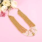 Buy JIYANSHI FASHION: GROOM DULHA MALA, WHITE+CHEEKU, 2 COLORS OF ...