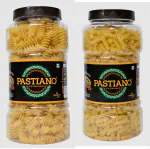 Buy Pastiano Big Fusilli & Fusilli Pasta Jars With 500 Gms Each Online ...