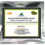 Buy MGBN Gelatin With Mulberry Leaves Morus Alba Powder 2 In 1 Uses For ...