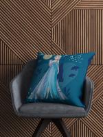 Buy Disney Frozen Reversible Digital Print Velvet Premium Fabric ...