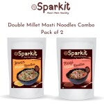 Buy Sparkit Masti Mein Healthy Jowar and Ragi Millet Noodles - Pack of ...