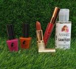 Buy ASMEE Cosmetic hamper Lipstick, Liquid Lipstick, Premium Nail Polish, Classic nail polish ...