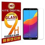 Buy Kite Digital Honor 7C Premium Tempered Glass Screen Protector Slim ...