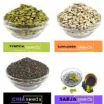 Buy Andramart Raw Pumpkin, Sunflower and Chia mixed combo seeds 300 gm ...