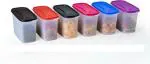 Buy 2Mech SmartBuy Airtight Multicolor Plastic Oval Kitchen Storage ...