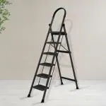 Buy Plantex Ladder for Home/Strong Foldable Wide 6 Step Ladder/Anti ...
