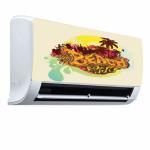 Buy Qth FLORAL DESIGN AC STICKER SUITABLE FOR ALL TYPE OF AC QTH-AC ...