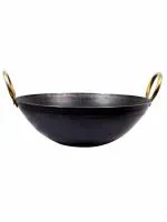 Buy VERTECH Natural Pure Iron (Loha) Traditional Kadai, Fry Pan, Frying ...